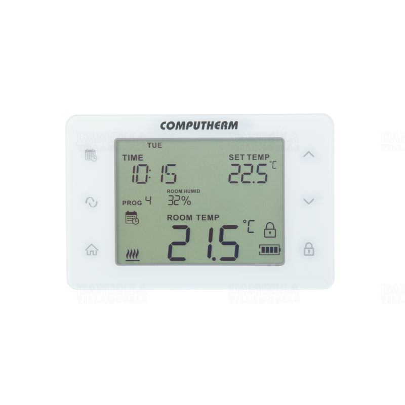 Szobatermosztát Q20 COMPUTHERM digitális 7 napra programozható