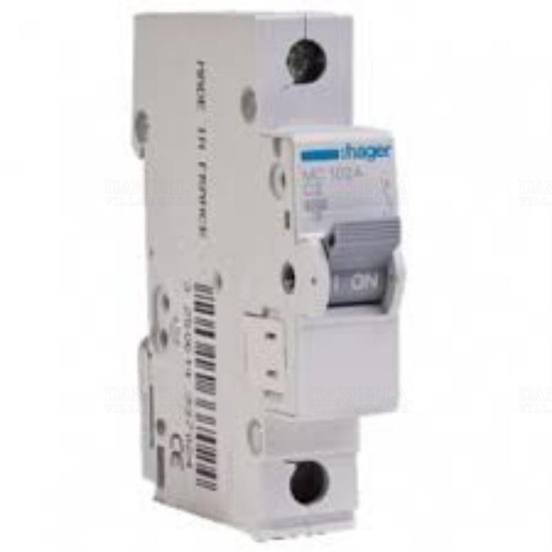 Kismegszakító 1C 10A 6kA MC110A Hager