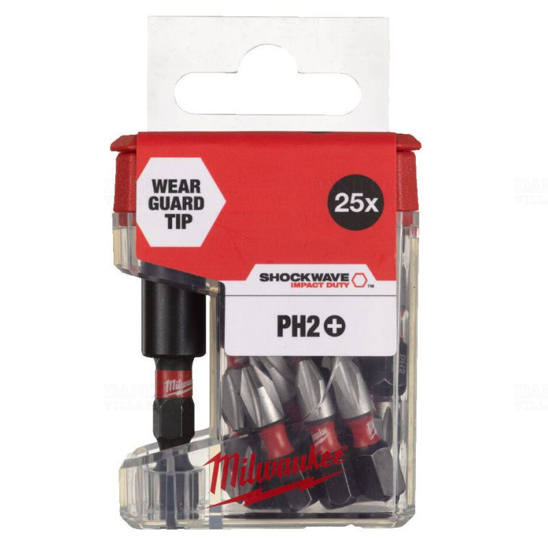 Milwaukee Bitkészlet Tic Tac PH2 25mm bittartóval 26 db-os 4932479856