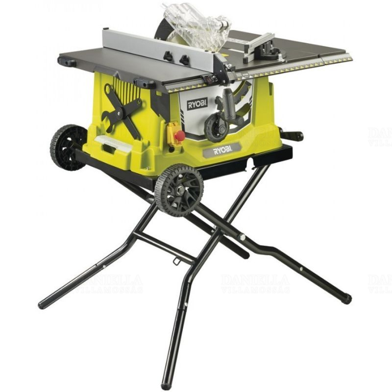 Ryobi asztali körfűrész 1800W alapszegéllyel, állvánnyal RTS1800EF-G