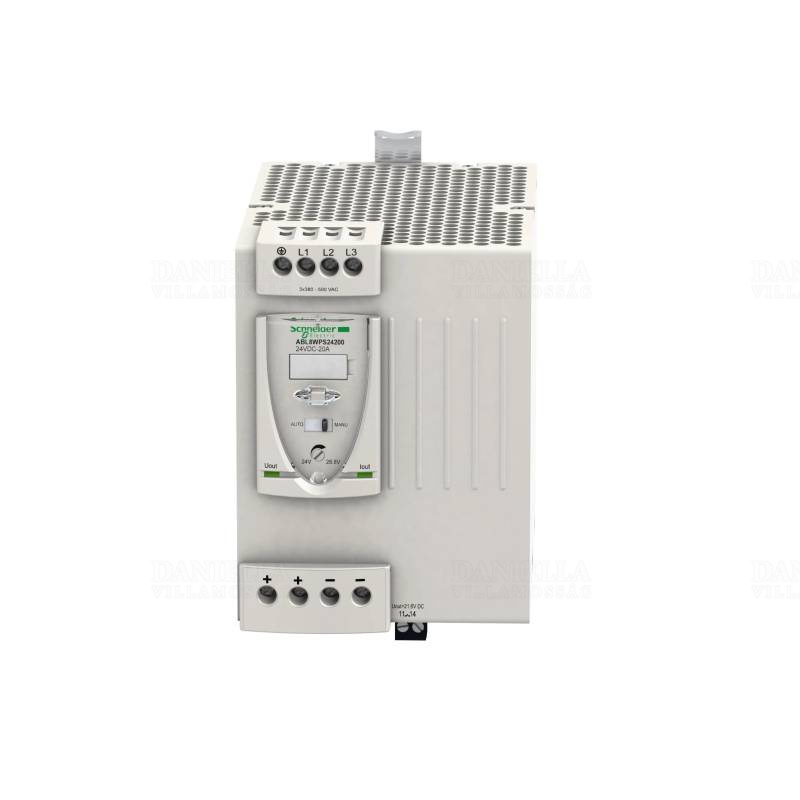 ABL8 tápegység, 3f, 400VAC/24VDC, 20A, DIN sínre szerelhető ...