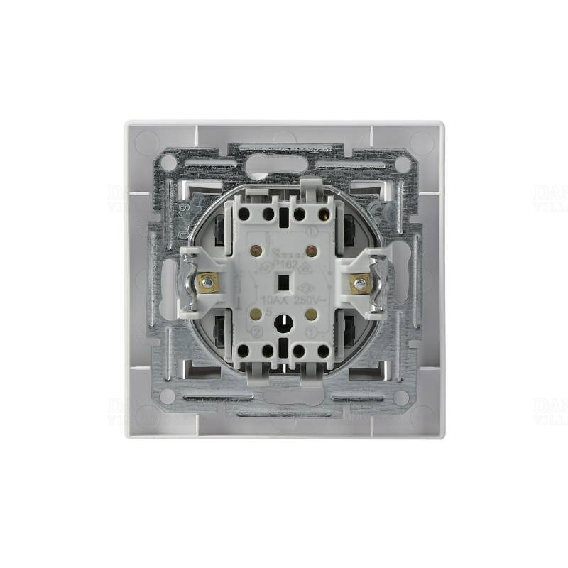 ASFORA Csillárkapcsoló, rugós bekötés,kerettel fehér (105) EPH0300121 ...