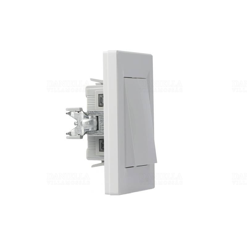 ASFORA Csillárkapcsoló, rugós bekötés,kerettel fehér (105) EPH0300121 ...