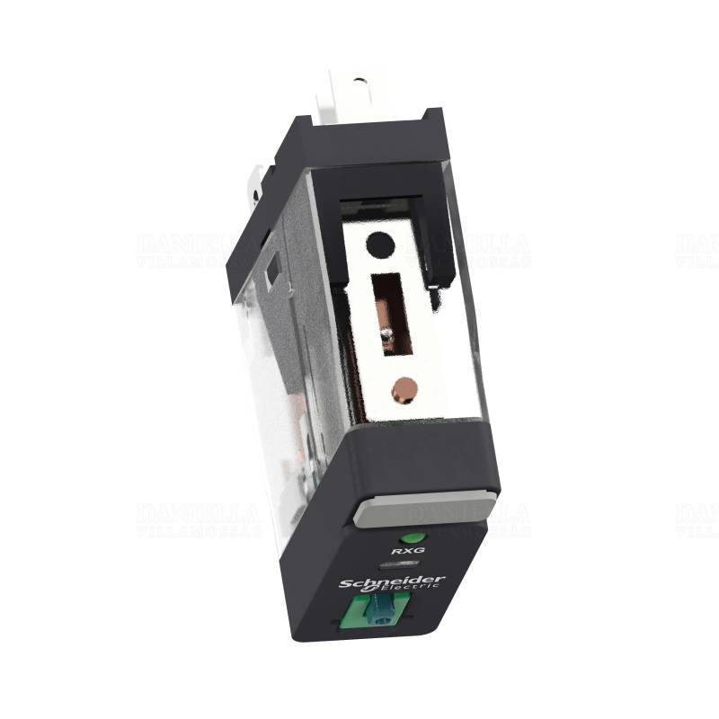 RXG Interfész relé, 1CO, 10A, 24VDC, tesztgomb, LED RXG12BD Schneider