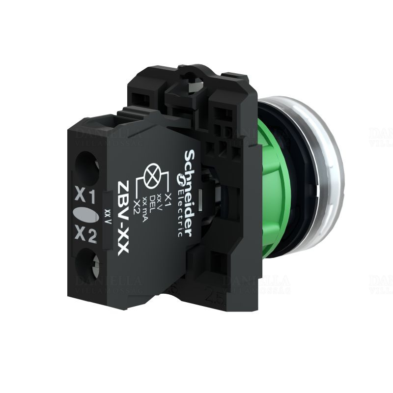 XB5-AVM1 LED-es jelzőlámpa, fehér, 230V Schneider